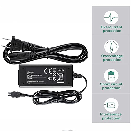 Dysead AC Adapter Battery Charger for Sony Handycam HDR-SR12 Power Supply Cord Cable