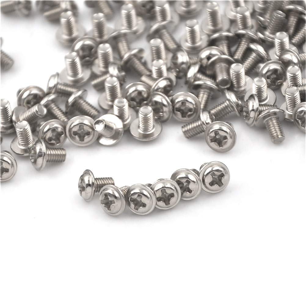 100Pcs M3 Screw M3X5 5Mm PC Case Hard Drive Precision PSU 6/32" Hex Screws For Computer Floppy DVD ROM Motherboard 7Mm