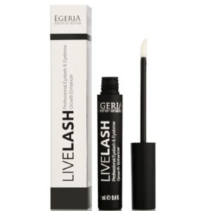 premium eyelash growth serum and eyebrow enhancer by egeria, lash boost serum for longer, fuller thicker lashes & brows (1 pcs)