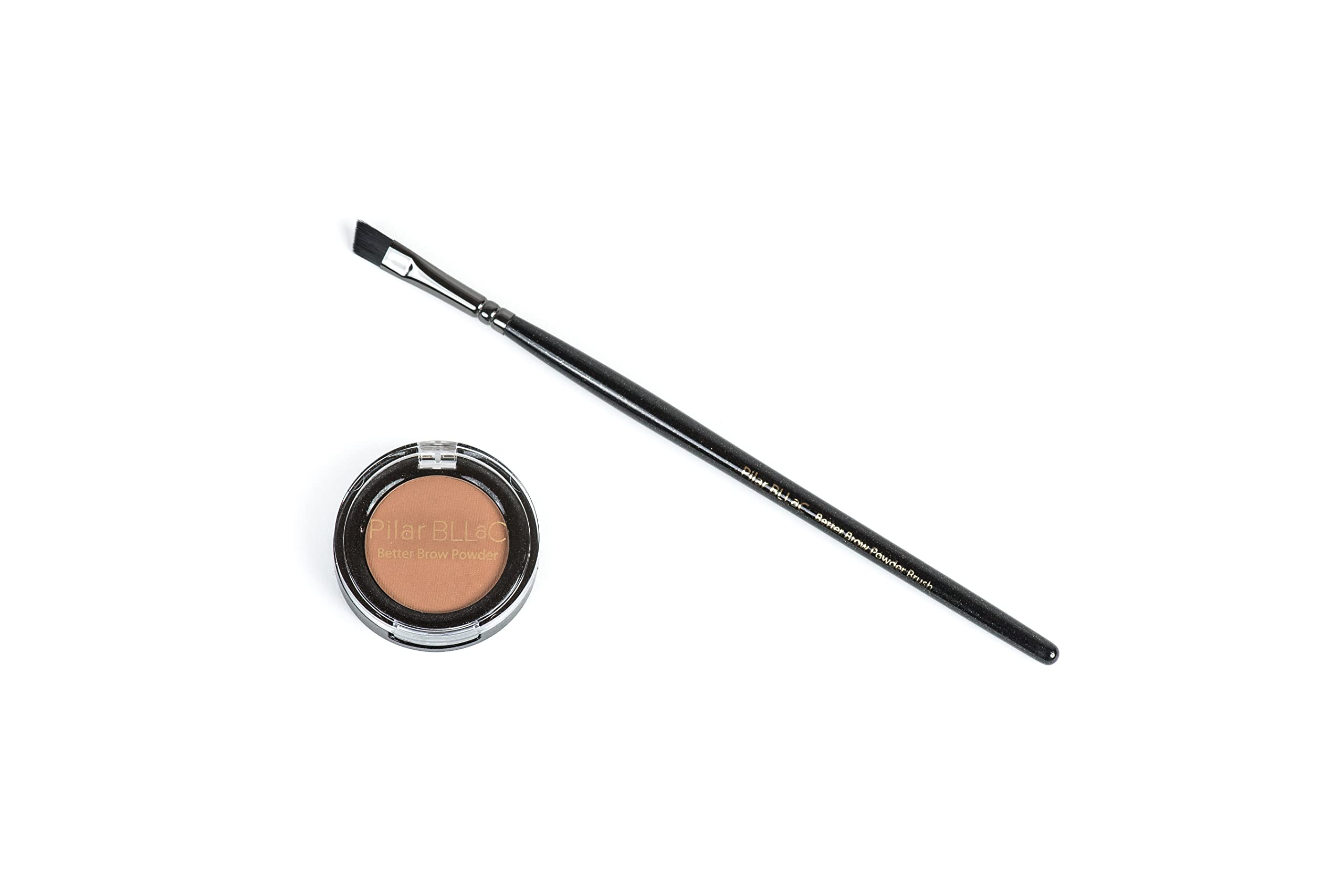 Pilar BLLaC - Better Brow Powder Brush, Firm brush Developed to Create an Even and Natural Look