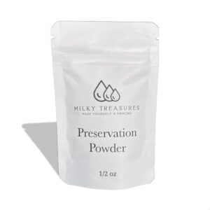 milky treasures preservation powder for diy breastmilk jewelry | breastfeeding keepsake | new mom gifts for pregnant women | mix with uv resin or epoxy | mother's day (0.5 oz)