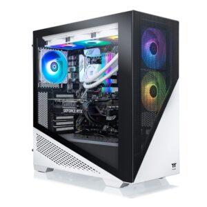 thermaltake frostbite 380 gaming desktop (amd ryzen™ 7 5800x 8-core, toughram rgb ddr4 3600mhz 32gb memory, nvidia® geforce rtx™ 3080, 1tb nvme m.2, win10 home) d3fb-b550-380-lcs