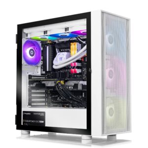 thermaltake aero i370 r4 aio liquid cooled gaming desktop (intel® core™ i7-12700kf, toughram rgb ddr4 3600mhz 16gb, nvidia® geforce rtx™ 3070, 1tb nvme m.2, win10 home) h5ar-z690-370-lcs