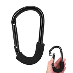 stroller hook mommy stroller clip and stroller accessories organizer hook pushchair hook infant buggy bag clip large carabiner mommy storage hook for shopping bag water bottles