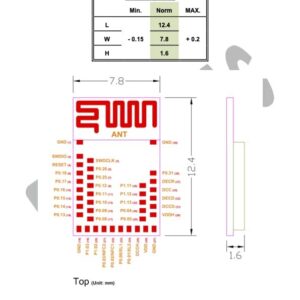 MDBT53V-P1M nRF5340 Module (3pcs Pak)