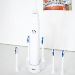 LBailar Braces Toothbrush Rechargeable with 4 Heads Bonus 2