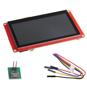 diymalls nextion intelligent 7 inch hmi display 5v capacitive touch screen 800x480 tft lcd for arduino esp32 (nx8048p070-011c)