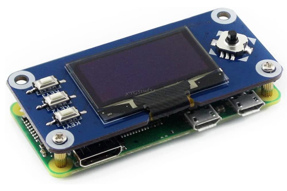 1.3inch 128x64 OLED Display HAT for Raspberry Pi 4 3 Jetson Nano SPI/I2C Interface with Embedded Controller @XYGStudy