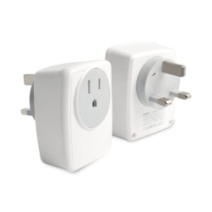 us to uk ireland travel plug adapter(2 pack) shd 5 in 1 type g plug adapter 1usb c,3usb ports and 1 american outlets for usa to england kenya dubai irish scotland