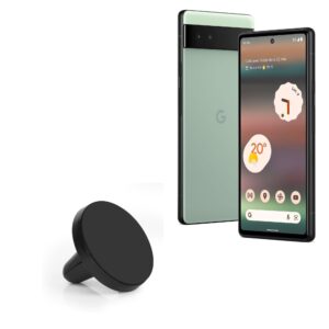 boxwave car mount compatible with google pixel 6a - minimus magnetomount, magnetic car mount, magnetic car holder