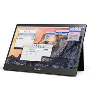 lilliput 14 inch thin portable lcd hd monitor umtc-1400 usb type c hdmi for laptop,phone,xbox,switch and ps4 portable lcd gaming monitor