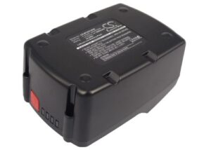 rwmm 3000mah replacement battery compatible with metabo 6.25455, 6.25457, 6.25457.00, 6.25459 se 18 ltx 6000 620049840, se 18 ltx 6000 620049890, sla 14.4-18 led, ssd 18, ssd 18 lt