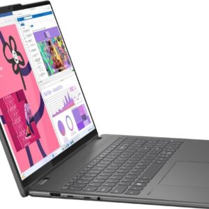 Lenovo 2024 Yoga 7 2-in-1 16” WUXGA IPS Touch Laptop 12-Core Intel Core Ultra 7 155U 16GB LPDDR5 512GB SSD Thunderbolt 4 USB-C w/DP WiFi AX BT Webcam HDMI2.1 Backlit KB Fingerprint Windows 10 Pro