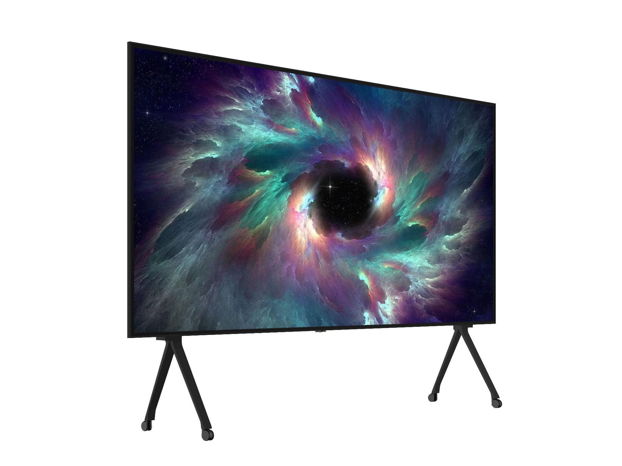 GTUOXIES 98 Inch 4K Mobile Digital Signage TV A+ Panel, Civil, Commercial with Wi-Fi, Ethernet, Bluetooth, HDMI, USB, 178° Visual Angle, 50000h, Ultra HD