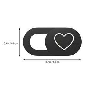 SOLUSTRE Laptops Lap Desk Lap Desk Laptop Computer 3PCS Web Camera Camera Cover Slide Blocker Webcam Cover Slide Camera Cover for Computer Cover Heart Pattern Laptop Computer Laptop Computer Lap Desk