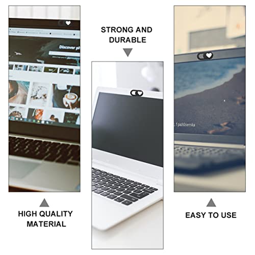 SOLUSTRE Laptops Lap Desk Lap Desk Laptop Computer 3PCS Web Camera Camera Cover Slide Blocker Webcam Cover Slide Camera Cover for Computer Cover Heart Pattern Laptop Computer Laptop Computer Lap Desk