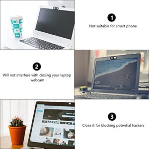 SOLUSTRE Laptops Lap Desk Lap Desk Laptop Computer 3PCS Web Camera Camera Cover Slide Blocker Webcam Cover Slide Camera Cover for Computer Cover Heart Pattern Laptop Computer Laptop Computer Lap Desk