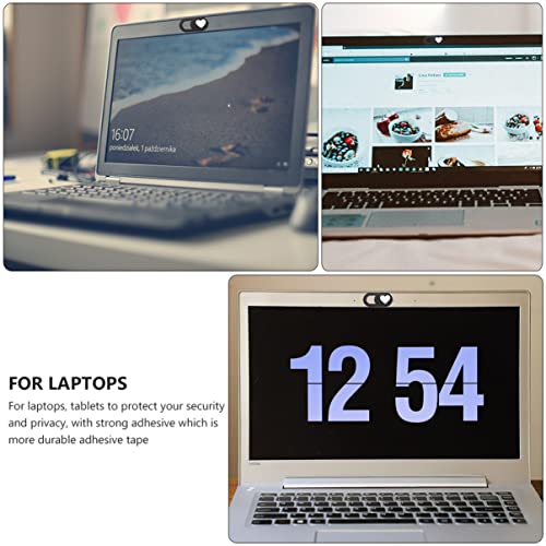 SOLUSTRE Laptops Lap Desk Lap Desk Laptop Computer 3PCS Web Camera Camera Cover Slide Blocker Webcam Cover Slide Camera Cover for Computer Cover Heart Pattern Laptop Computer Laptop Computer Lap Desk