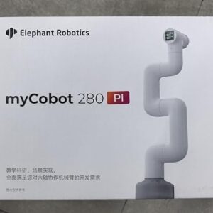 ELEPHANT ROBOTICS Robotic Arm myCobot 280 Raspberry Pi 4B - Open Source 6DOF Collaborative Robots - Desktop Education Robot Arm - Python Programming & ROS Supporting