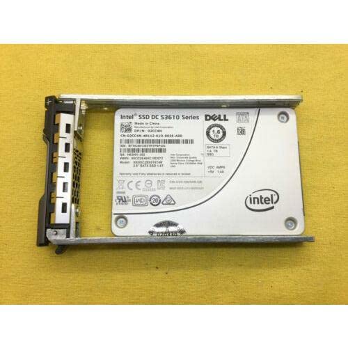 Dell 2CC4N Intel DC S3610 1.6TB SATA 6Gb/s 2.5in SSD SSDSC2BX016T4R 658759043597