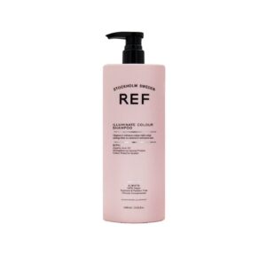 reference of sweden ref champú illuminate colour shampoo 1000ml strengthening shampoo for use on colour-treated and natural hair contains organic acai oil and quinoa protein 33.81 fl oz