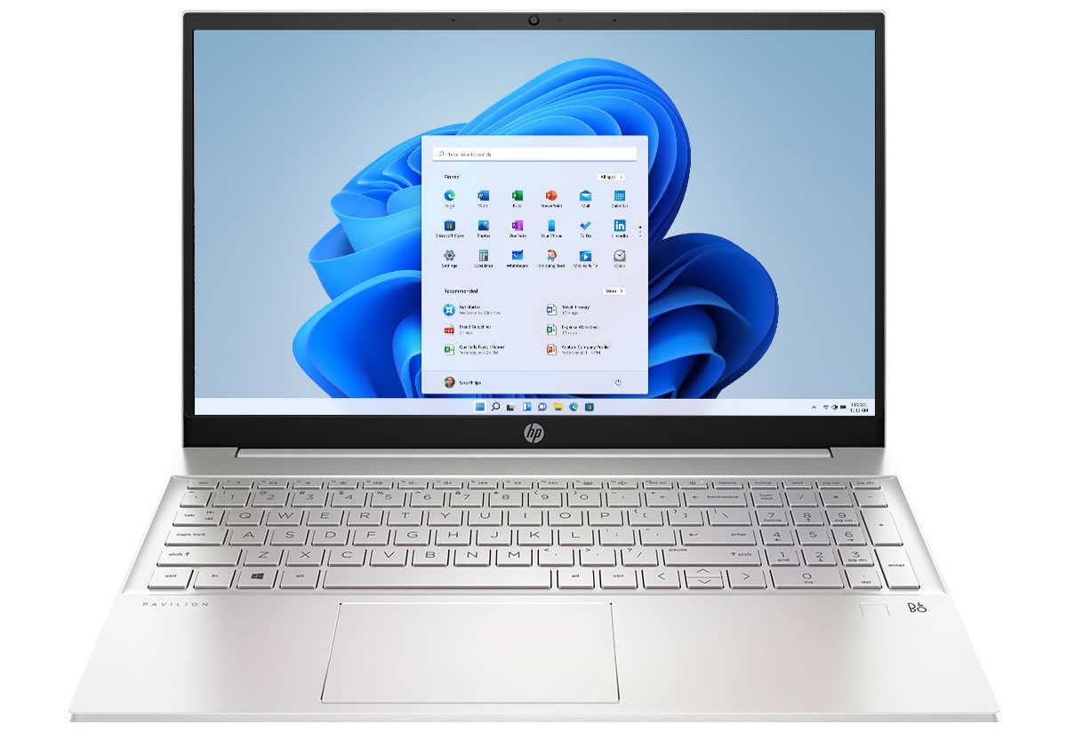 2022 HP Pavilion 15.6" FHD Touchscreen Laptop 12th Gen 10-Core Intel i5-1235U 16GB DDR4 1TB NVMe SSD Iris Xe Graphics HDMI Webcam WiFi-6 Bluetooth Backlit Keyboard Windows 11 Pro w/ RATZK 32GB USB