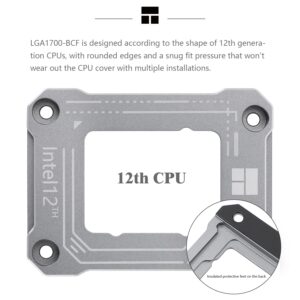 Thermalright Intel 12th/13th Generation LGA1700 Anti-Bending Buckle, Curved Pressure Plate, CPU Fixing Buckle, Fully Fitted and Fixed Without Trace Installation (Gray)