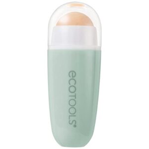 ecotools reusable shine control oil absorbing facial roller, oil absorbing volcanic ash face roller, for oily skin, cruelty free facial skincare tool, perfect for on the go, 1 count