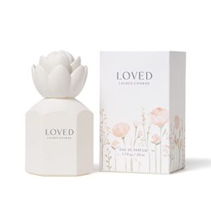 Loved Eau de Parfum by Lauren Conrad - Fragrance for Women - Feminine, Floral Scent with Notes of Citrus, White Tea, Jasmine, and Peony - 1.7 Fl Oz