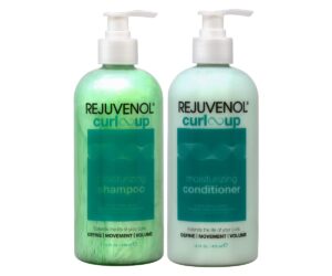 rejuvenol curl up moisturizing shampoo 16oz + conditioner 16oz