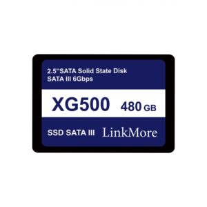 linkmore xg500 480gb 2.5" sata iii (6gb/s) internal ssd, solid state drive, read speed up to 500mb/s, 2.5 inch for laptop and pc desktop