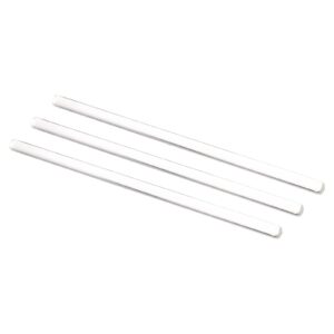 meccanixity 3.3 borosilicate glass stick 11.81" length 12mm dia stir rod mixing tools with both ends round for lab kitchen science 3pcs