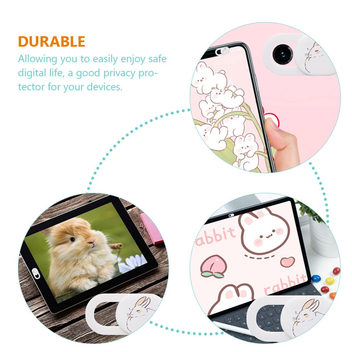 6 Pcs Cover Webcam Slider Privacy Sticker Covers Webcam Privacy Covers Shield Cover Slide Webcam Privacy Lens Protector