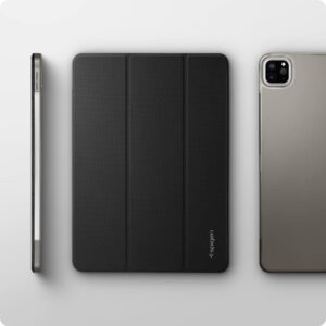 Spigen Liquid Air Folio Designed for iPad Pro 11 inch Case M2 4th Generation (2022) / 3rd Generation (2021) - Black