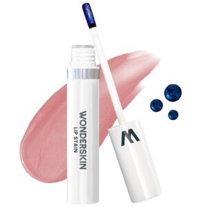 wonderskin wonder blading lip stain peel off masque - long lasting, waterproof and transfer proof nude lip tint, matte finish peel off lip stain (xoxo masque)