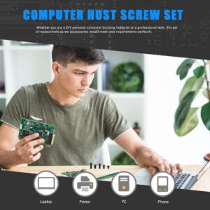 3 Sets Computer Screw Set Sturdy Computer Screws Wear-resistant Screws Screws Reusable Screws Computer Repair Screws Electronic Product Fittings Sturdy Small Screws