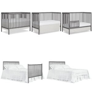 Dream On Me Nursery Essentials Bundle of Dream On Me Synergy 5 in 1 Convertible Crib, Dream On Me Arlo Changing-Table, with a Dream On Me Honeycomb Orthopedic Firm Fiber Standard Crib Mattress