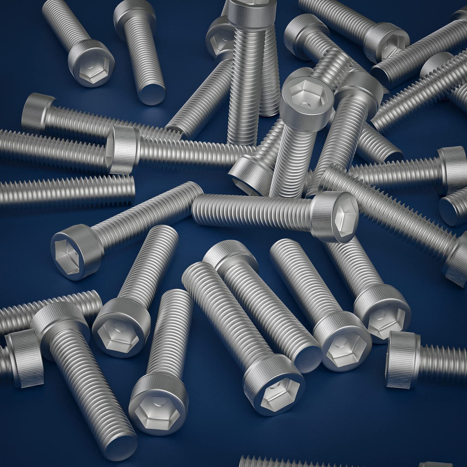 5/16-18 x 1-3/4" Socket Head Cap Screws Bolts, Allen Socket Drive, Stainless Steel 18-8 (304), Full Thread, 25 PCS