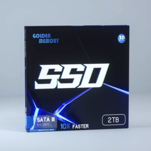 Golden Memory 2.5" SSD 2TB, SATA III 6.0 Gbps - Internal Solid State Drive