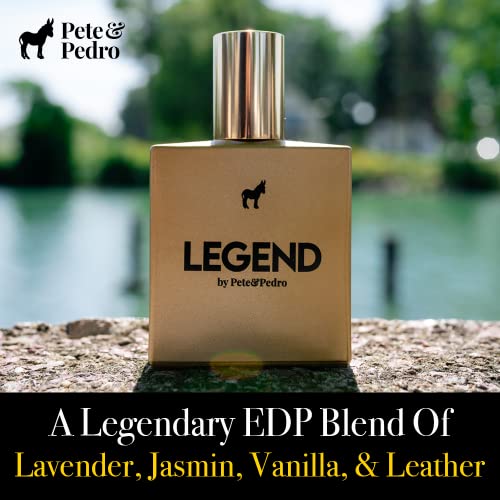 Pete & Pedro LEGEND - Eau De Parfum | Original Male Fragrance - Citrus, Spice, And Lasting Leather Notes Men's Cologne | As Seen on Shark Tank, 1.7 oz