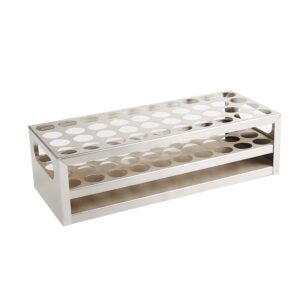 labinvo 40holes(4×10) tube rack, suitable for tubes of dia.≤21mm,stainless steel test tube holder,in-ttrs40