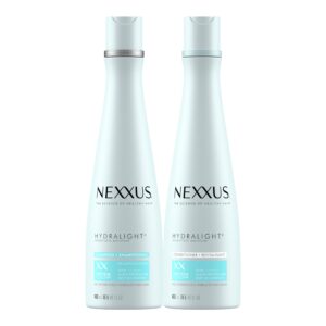 nexxus shampoo and conditioner hydra-light 2 count for oily hair hair care system formulated with proteinfusion blend 13.5 oz