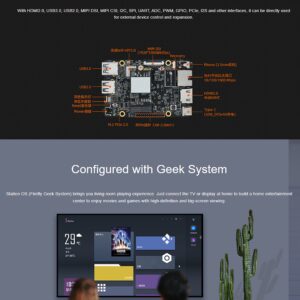 Firefly EC-R3566PC RockChip RK3566 Embedded AI IoT Single Board Computer Onboard 4GB RAM + 32GB eMMC Gigabit Ethernet Ports for Smart NAS and Cloud Server Support Android 11.0 Ubuntu