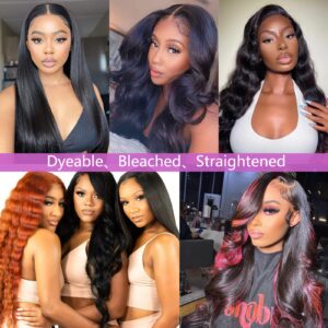 BEANATASHA 12A Human Hair Bundles 16 18 20 Inch Body Wave Bundles Human Hair 100% Unprocessed Brazilian Virgin Weave 3 Bundles Deals