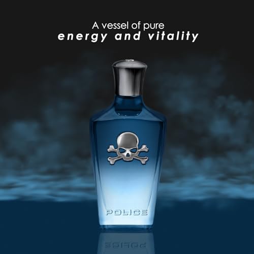 Police Potion Power For Him for Men - Aromatic Notes That Melt Into Powerful Wood And Musk - A Fragrance To Evoke The Imagination - Sleek Dreamlike Container Inspires The Senses - 3.4 Oz EDP Spray