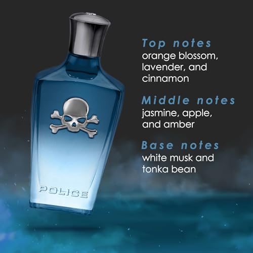 Police Potion Power For Him for Men - Aromatic Notes That Melt Into Powerful Wood And Musk - A Fragrance To Evoke The Imagination - Sleek Dreamlike Container Inspires The Senses - 3.4 Oz EDP Spray