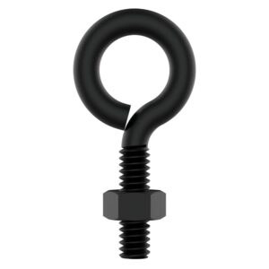 National Hardware N820-095 Eye Bolt, 1/4" × 2", Storm Shine Finish