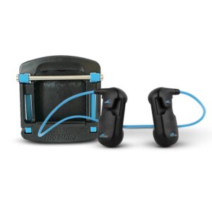 H2O Audio 2-in-1 Bundle - SONAR IPX8 Bluetooth Bone Conduction Headphones with Built-in MP3 Player and Underwater Bluetooth Clip Compatible with Apple Watch - Waterproof Headset for Underwater Sports