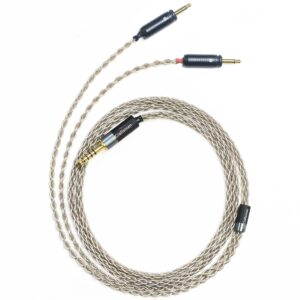 gucraftsman 6n single crystal silver upgrade headphone cable 3.5mm/4.4mm/4pin xlr cable for focal elegia clear stellia elear celestee radiance clear pro clear mg pro (2.5mm plug)