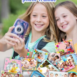 MIIULODI Kids Camera, Christmas Birthday Gift for Kids 3-12 Year Old Girl Boy 2.4 Inch Time-Lapse Video Record Scientific Children Digital Cameras Toddler Night Light Toys for 4 5 6 7 8 Year Old